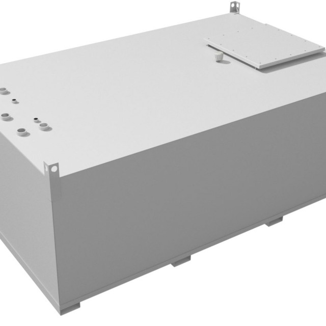 Lube/Oil/Fuel Cube Tank Single Skin Mild Steel - Transtainer