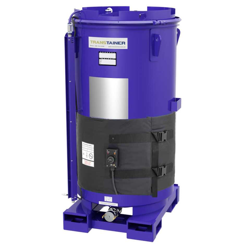 GREASE CONTAINER PRESSURISED FOLLOWER SERIES - Transtainer