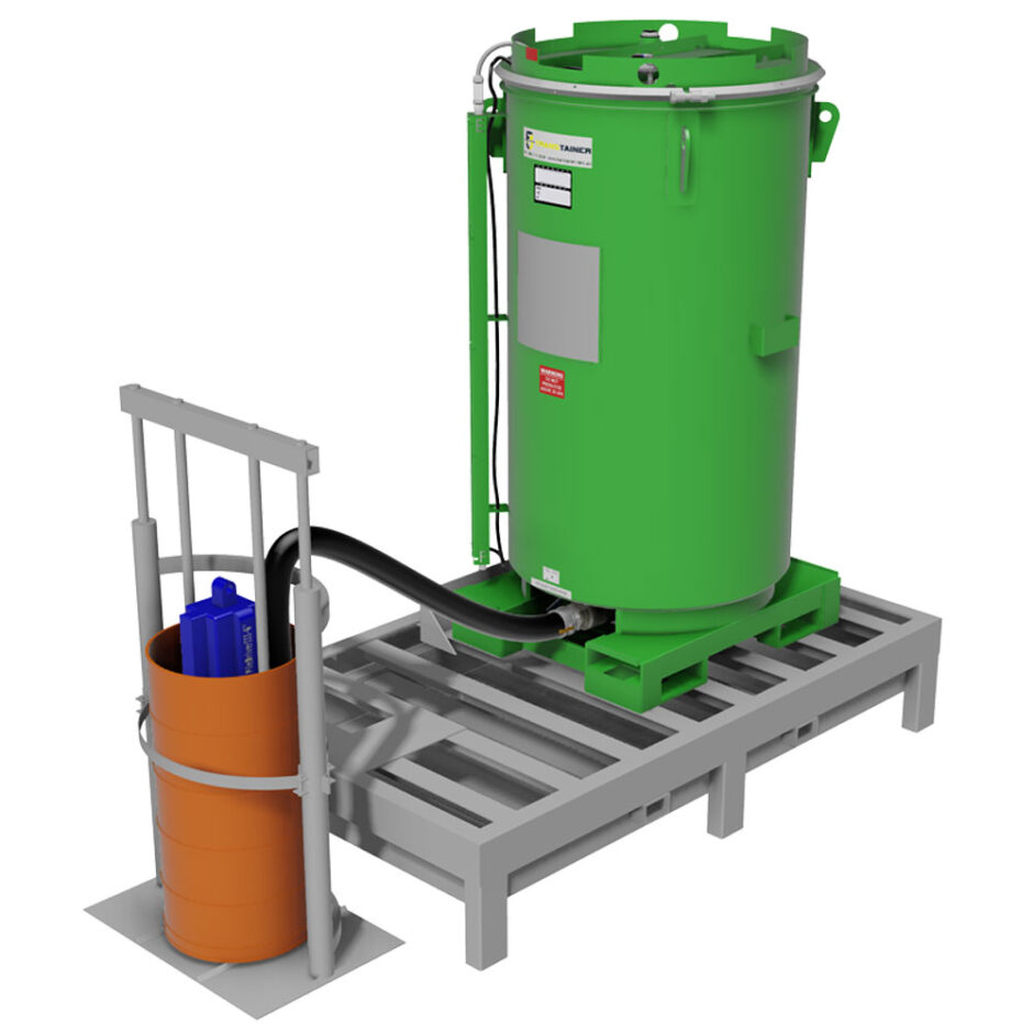 GREASE CONTAINER PRESSURISED FOLLOWER SERIES - Transtainer