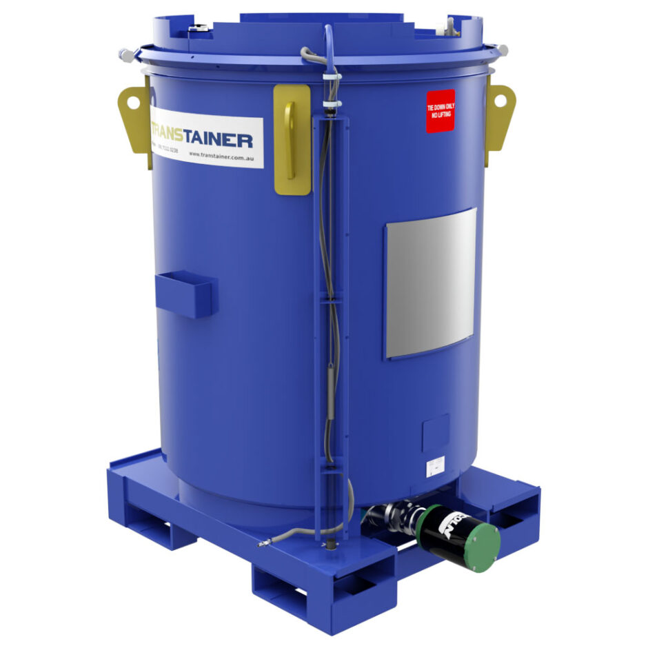 GREASE CONTAINER PRESSURISED FOLLOWER SERIES - Transtainer
