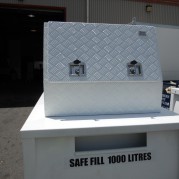 Lube/Oil/Fuel Cube Tank Double Skin Mild Steel Inner - Transtainer