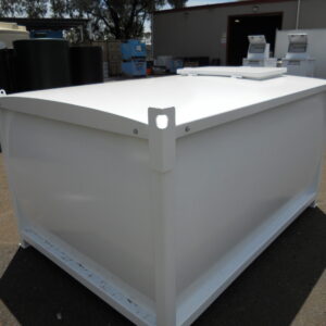 Lube/Oil/Fuel Cube Tank Double Skin Mild Steel Inner - Transtainer