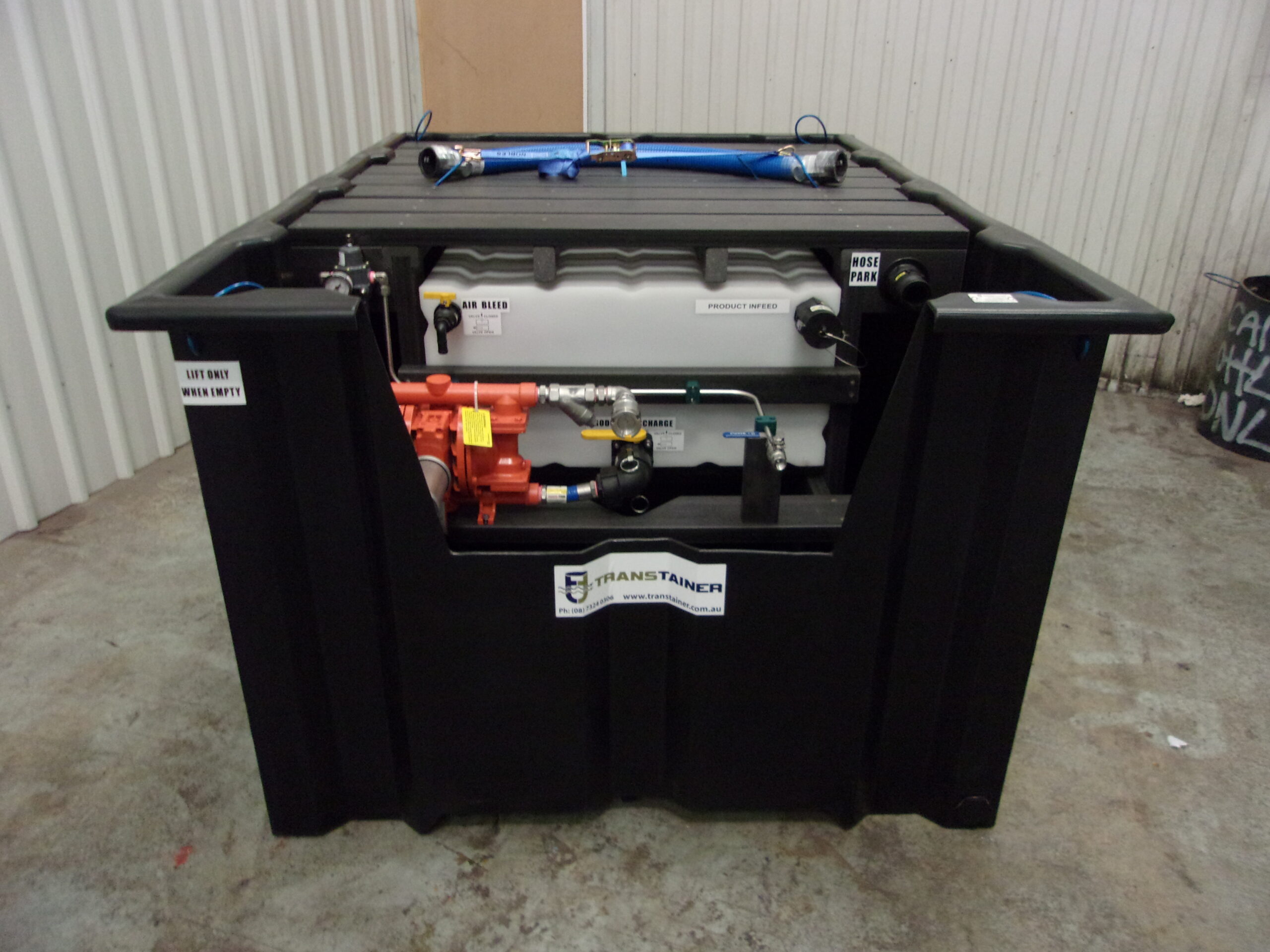 Bund High Sided DG Plastic Single - Transtainer