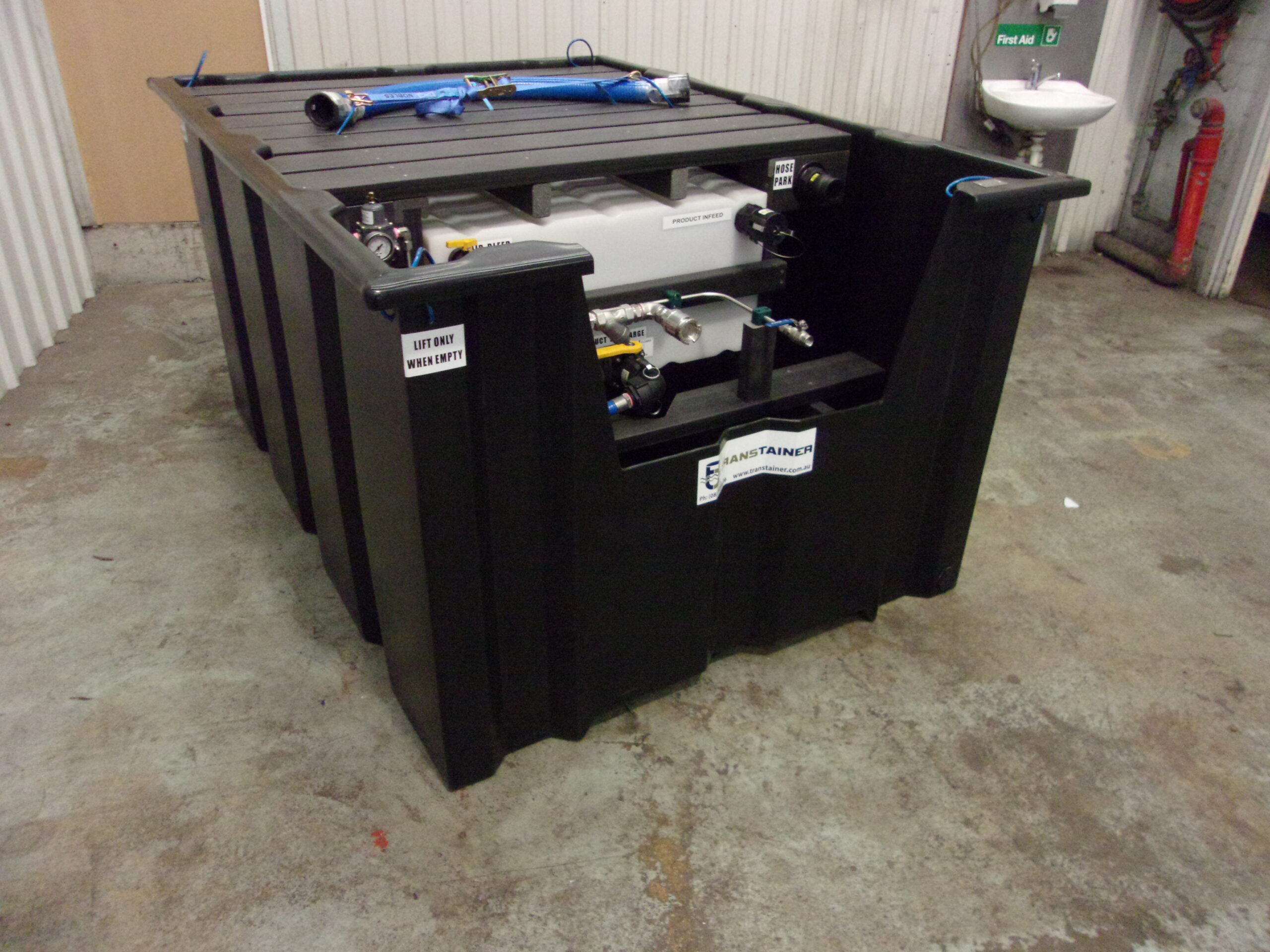 Bund High Sided DG Plastic Single - Transtainer