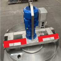 Stainless Steel IBC with Agitator pre-installed - Transtainer
