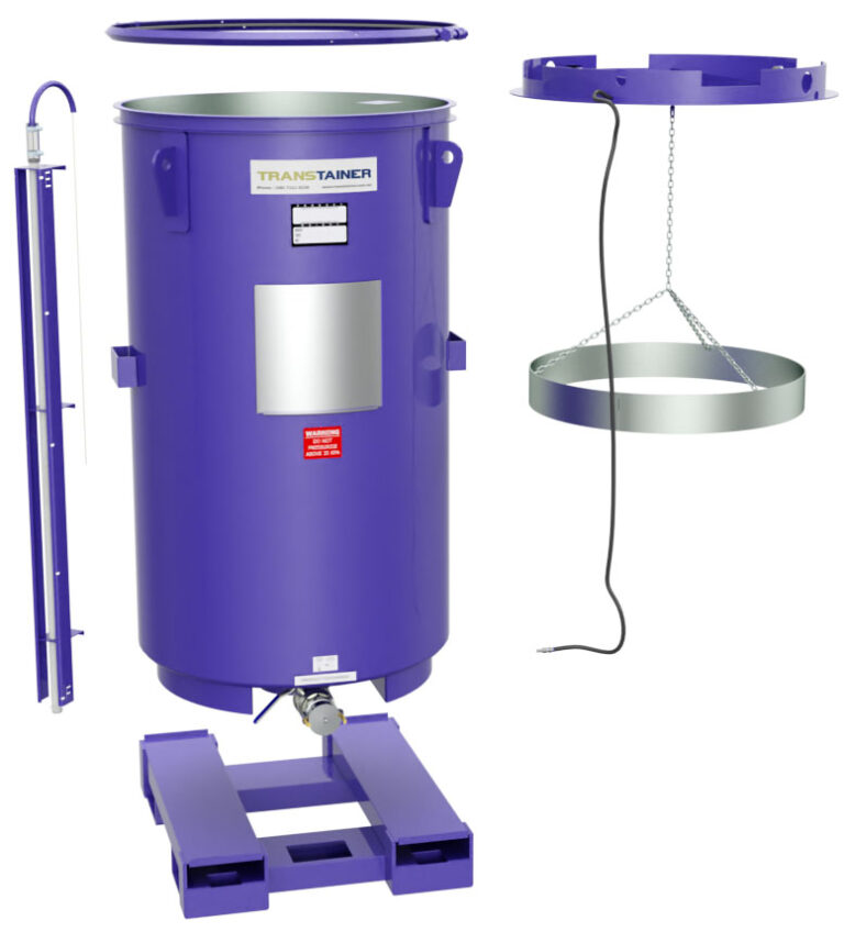 GREASE CONTAINER PRESSURISED FOLLOWER SERIES - Transtainer