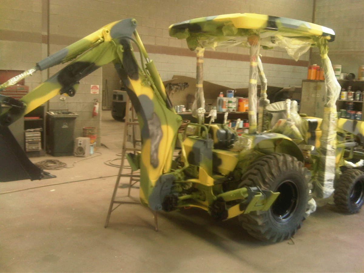 Blasting and Painting Services for Heavy Equipment - Transtainer
